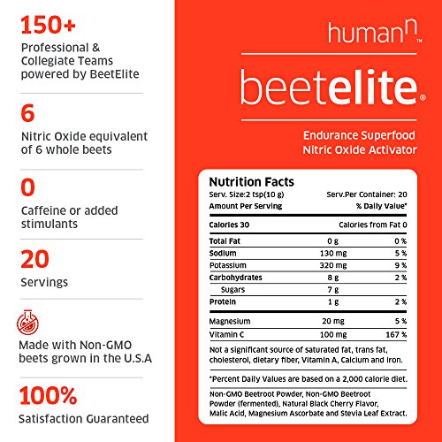 HumanN Beetelite - Beet Root Powder - Nitric Oxide Booster - Athletic ...