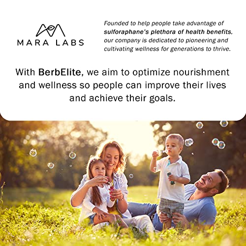 Mara Labs BerbElite | 350mg Berberine HCL & Broccoli Seed Complex for ...