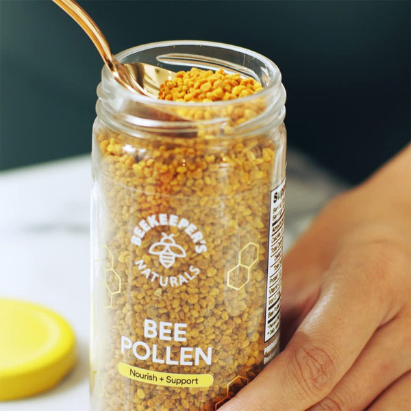 Beekeeper's Naturals - 100% Raw Bee Pollen Granules, Natural Preserved ...