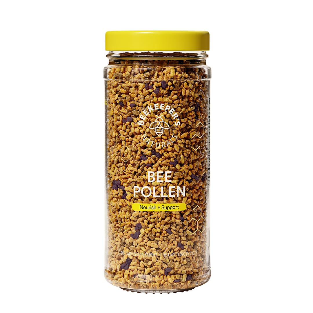 Beekeeper's Naturals - 100% Raw Bee Pollen Granules, Natural Preserved ...