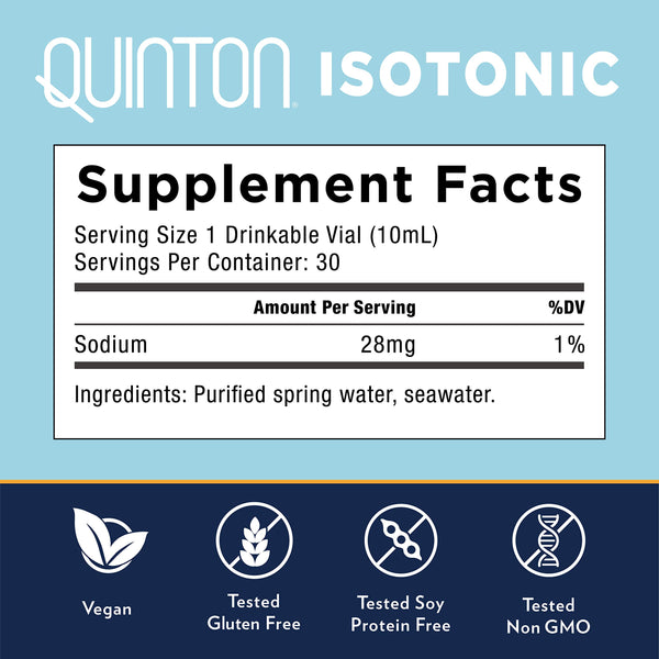 Original Quinton Isotonic - Liquid Mineral Replenishment + Hydration F ...